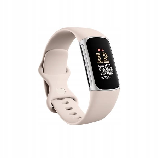 Fitbit Charge 6 OLED Wristband Activity Tracker porcelain/aluminium ...