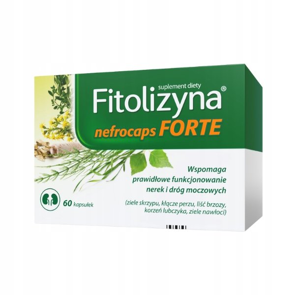 Fitolizyna Nefrocaps Forte Wsparcie Układu Moczowego i Nerek 60 kaps ...
