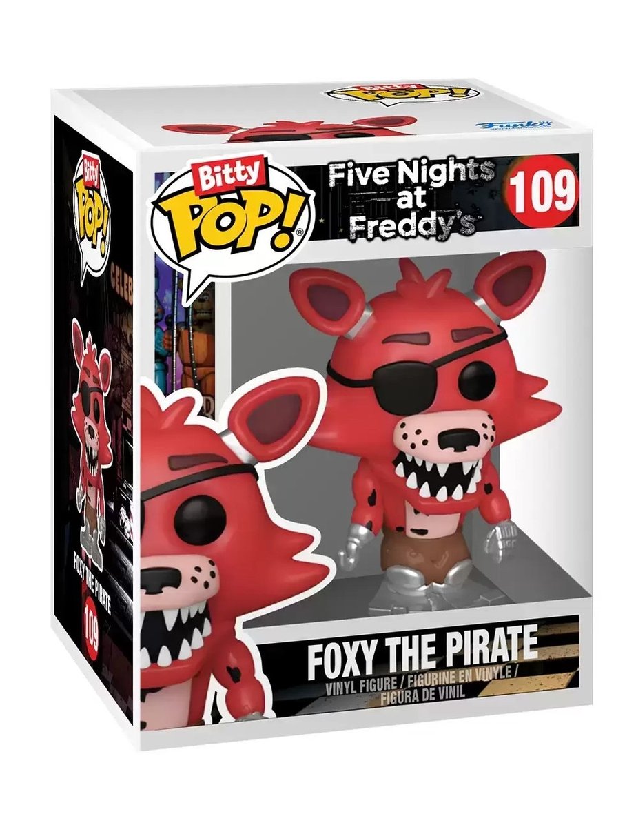 five nights at freddy's bitty foxy 2.5cm funko pop! fnaf figurka ...