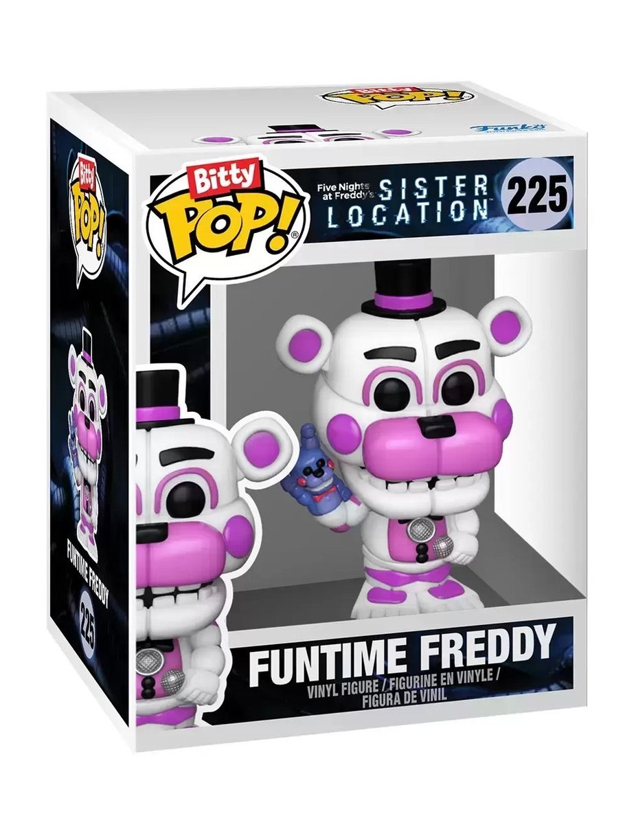 five nights at freddy's bitty funtime freddy 2.5cm funko pop! fnaf ...