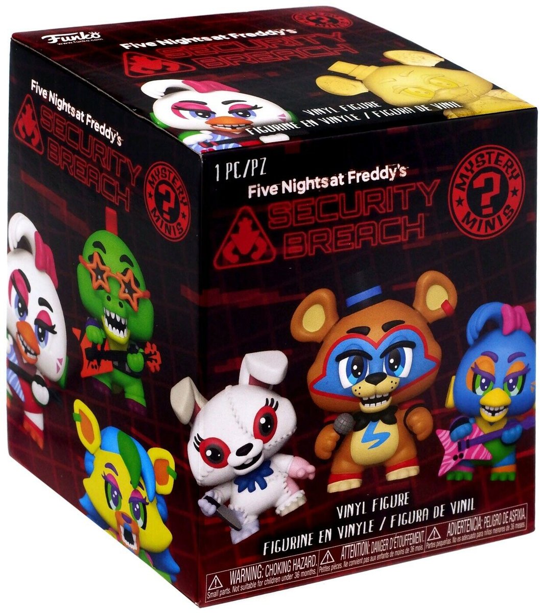 Five Nights At Freddy'S Mystery Mini Figurka Funko Pop! Security Breach ...