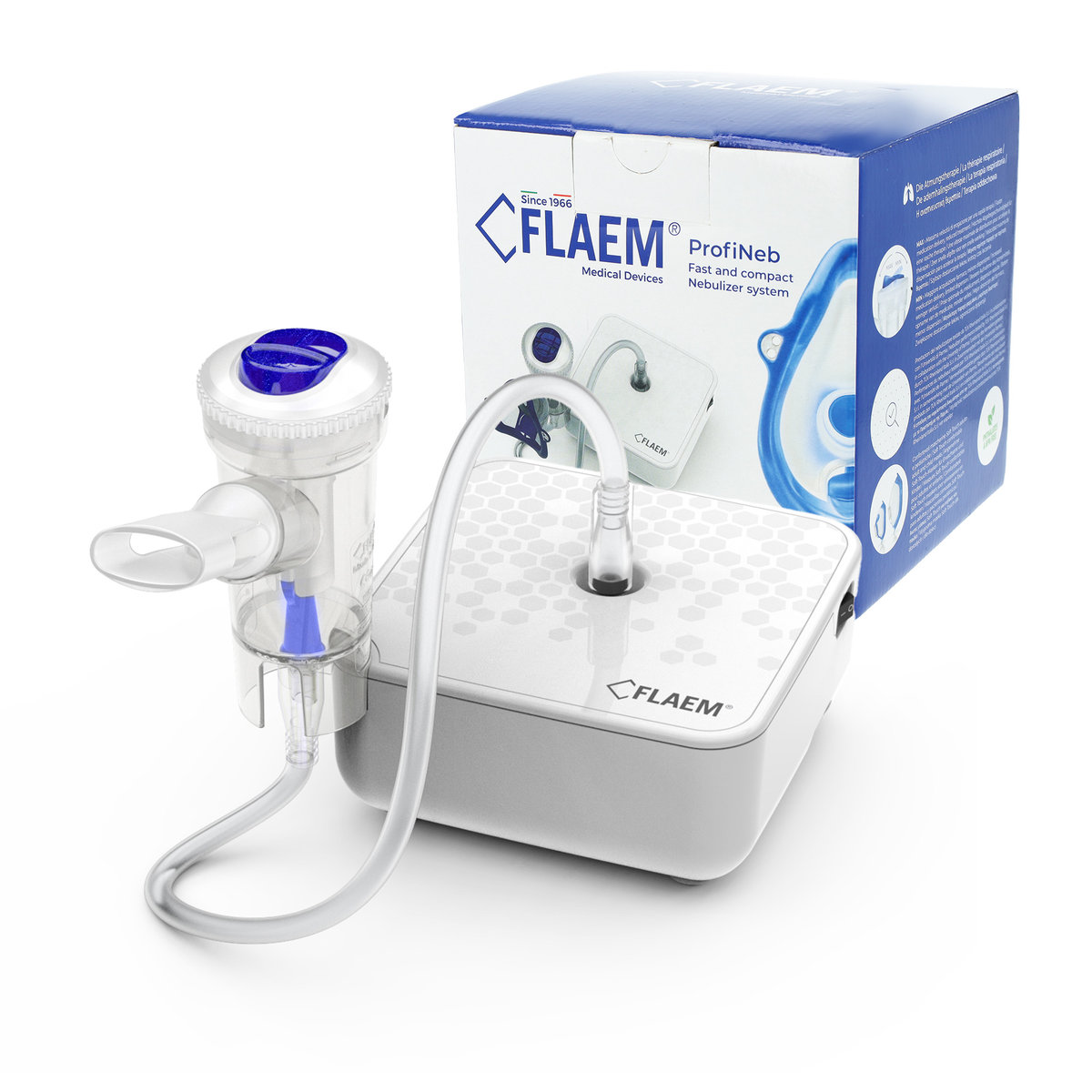 FLAEM PROFINEB NEW Energooszczędny, ultracichy inhalator pneumatyczno ...