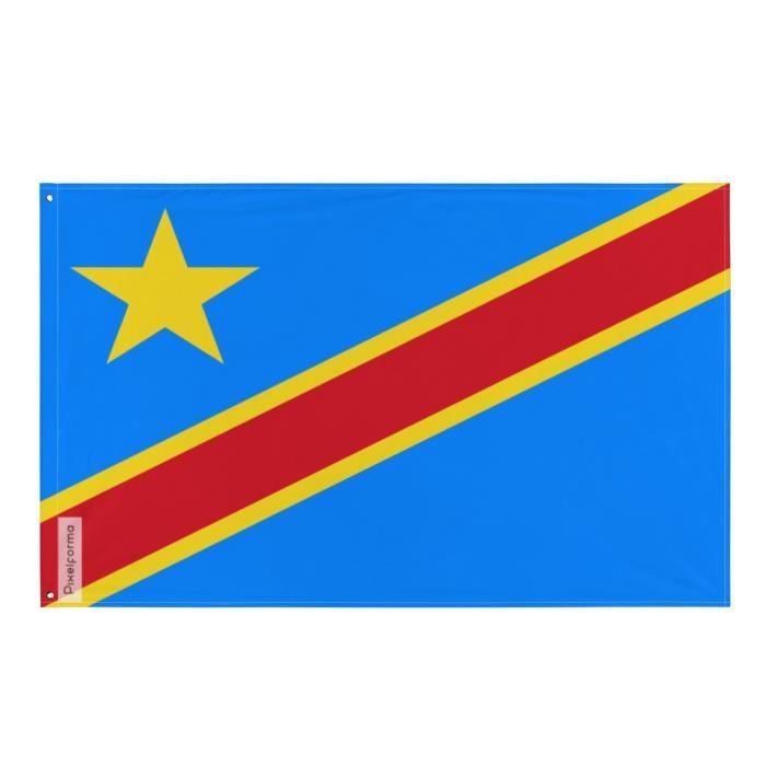 Flaga Demokratycznej Republiki Konga 192x288cm z poliestru - Inny ...