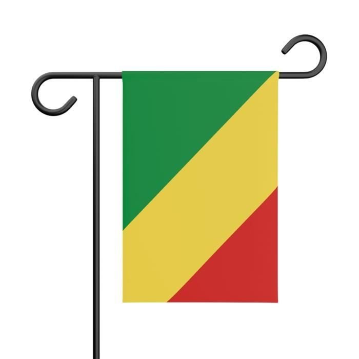 Flaga ogrodowa Republiki Konga 32 x 47,5 cm - Inny producent (majster ...