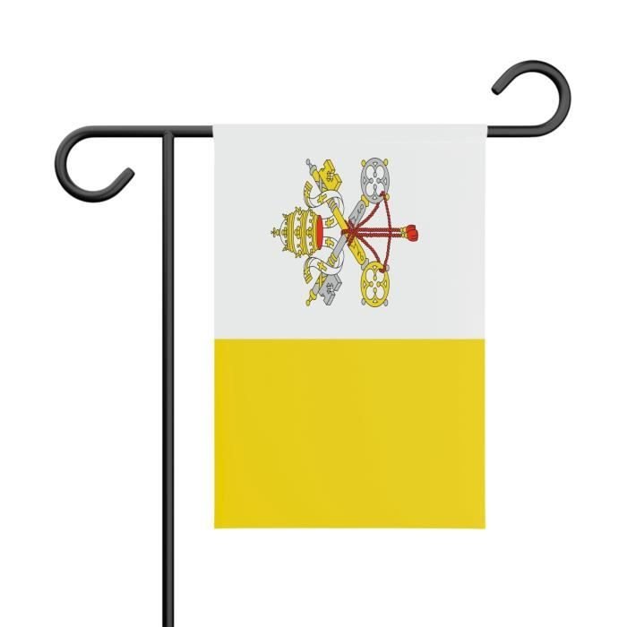 Flaga Ogrodu Watykańskiego 32x47,5 cm, wykonana z poliestru - Inny ...