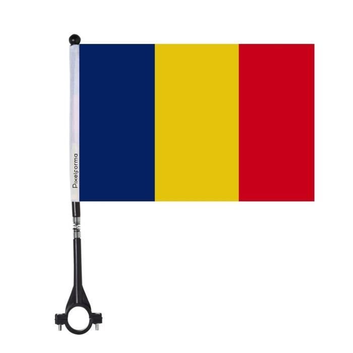 Flaga rowerowa Chad, 10 sztuk, z poliestru - Inny producent (majster PL ...