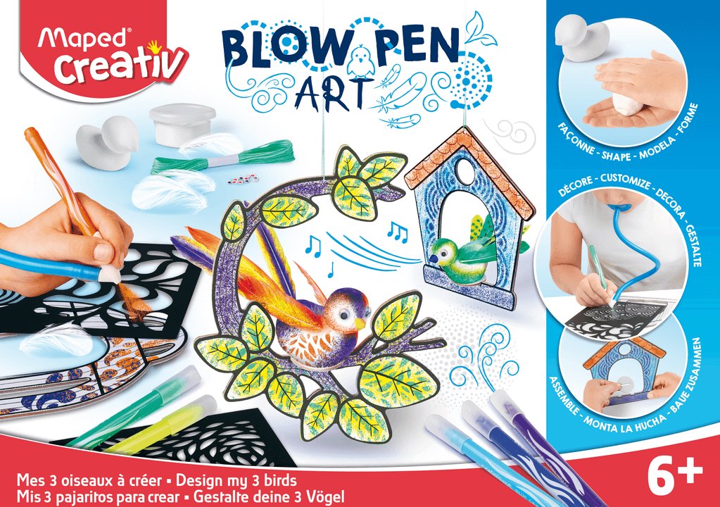 Flamastry dmuchane, zestaw Little Bird - Maped Creativ | Sklep EMPIK.COM