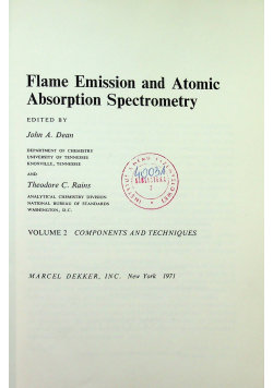 Flame emission and atomic absorption spectrometry - | Książka w Empik