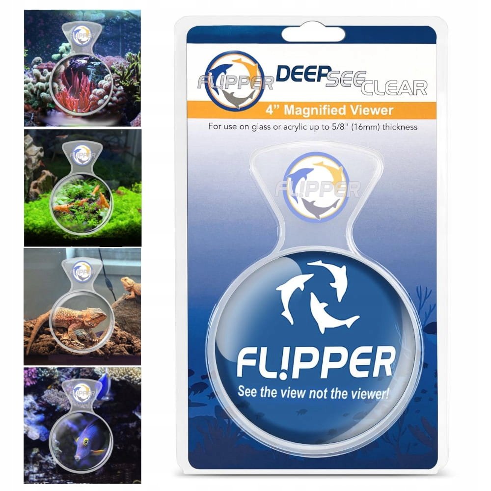 Flipper Deepsee Clear Standard 10cm Magnetyczna Lupa do Akwarium ...
