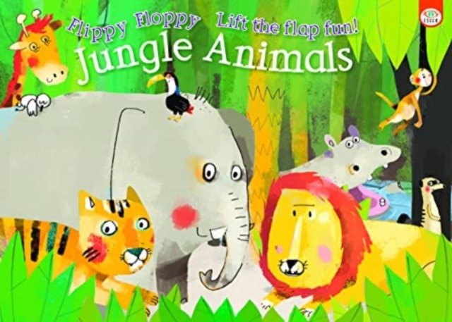Flippy Floppy Jungle Animals - Poitier Anton | Książka w Empik