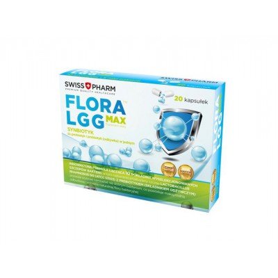 Flora Lgg Max Synbiotyk Probiotyk Prebiotyk 20 Kapsułek | Sklep EMPIK.COM