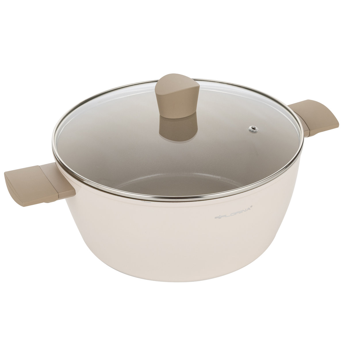 Florina, Garnek Aluminiowy Mokka 28Cm 6,4L Z/P - Florina | Sklep EMPIK.COM