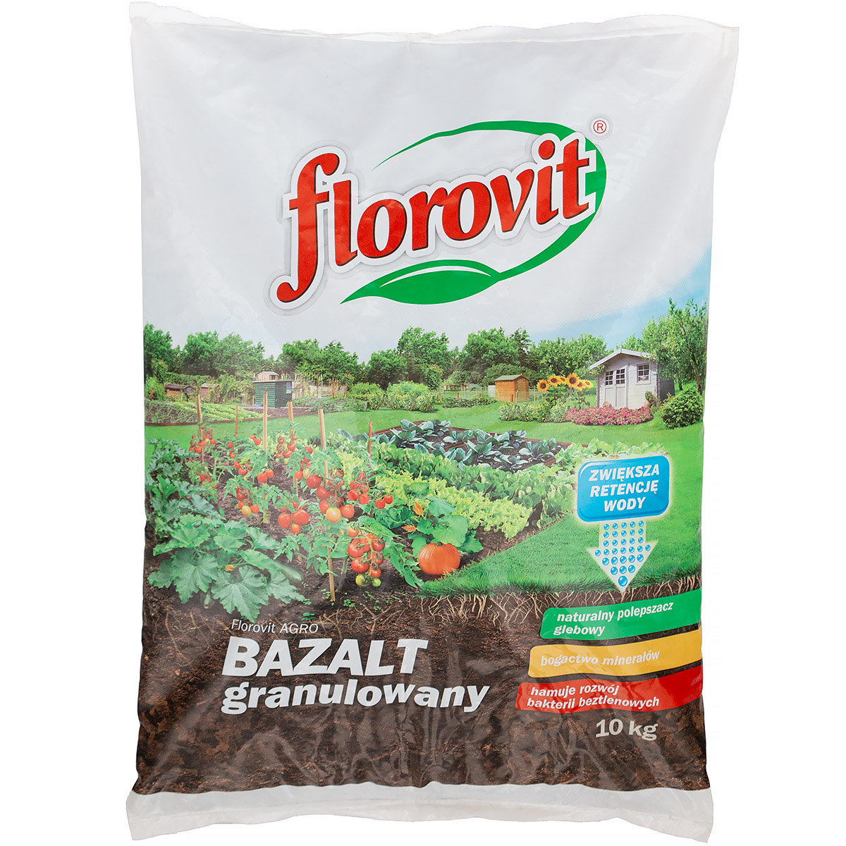 Florovit Nawóz AGRO BAZALT GRANULOWANY 10KG - Fermo | Sklep EMPIK.COM