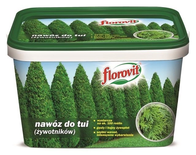 Florovit nawóz do tui (żywotników) wiadro 4 kg Inco - Inco | Sklep EMPIK.COM