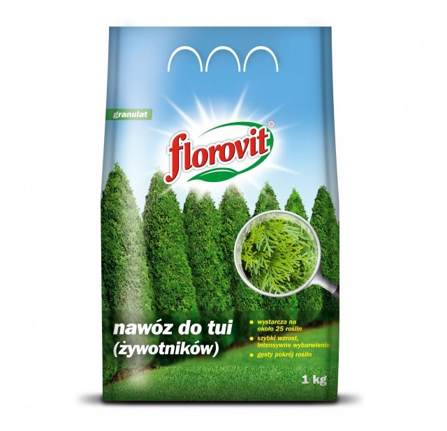 Florovit nawóz do tui (żywotników) worek 1 kg Inco - Inco | Sklep EMPIK.COM
