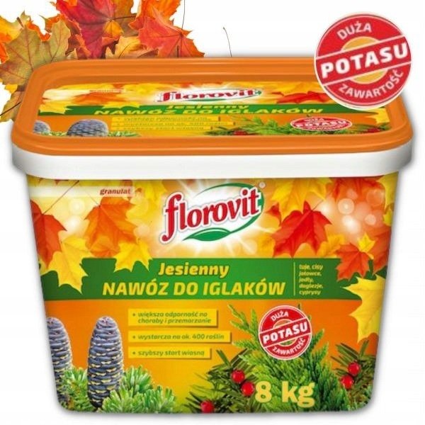 Florovit nawóz jesienny do roślin iglastych wiadro 8 kg Inco - Inco | Sklep EMPIK.COM