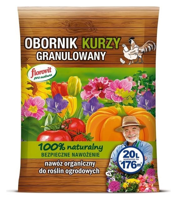 Florovit pro natura obornik granulowany kurzy 20 L Inco - Inco | Sklep EMPIK.COM
