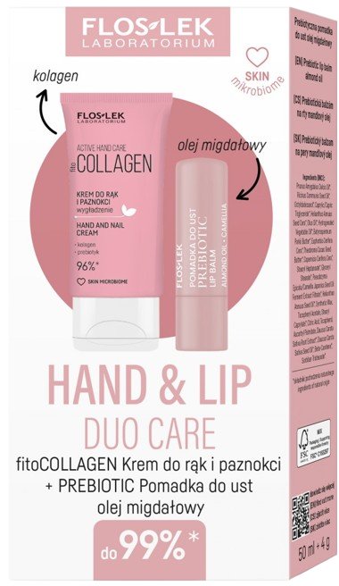 Flos-Lek Zestaw Do Pielęgnacji Rąk I Ust Laboratorium Krem I Pomadka ...