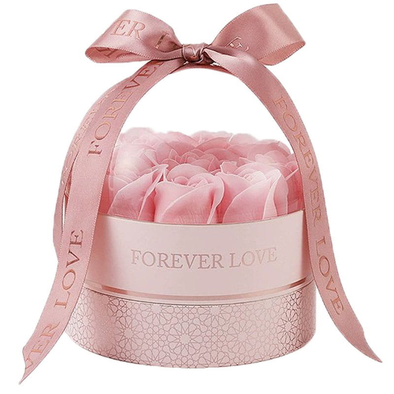 Flower box Kwiaty Mydlane w Boxie – Prezent na Zakończenie Roku dla Nauczyciela lub na Urodziny ...