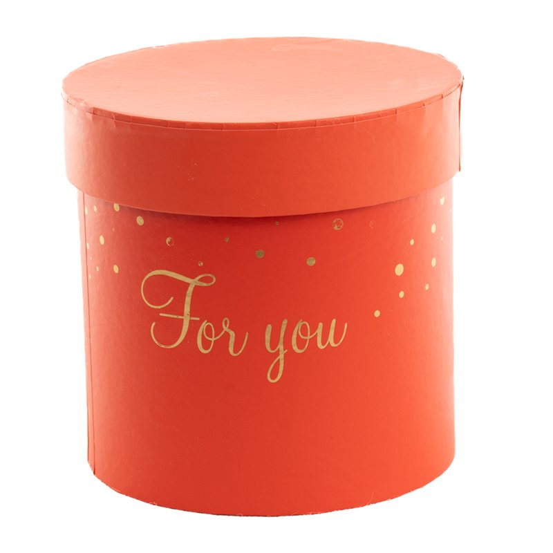 Flower box z napisem For You dla Ciebie 12cm TCFB7112 RD1 - Inna marka ...