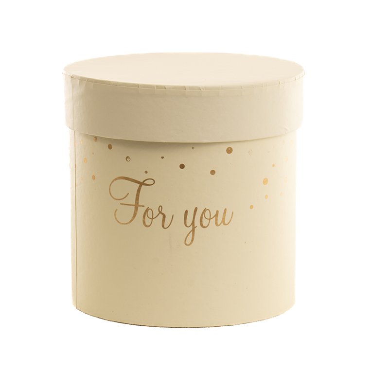 Flower box z napisem For You dla Ciebie 12cm TCFB7112 YL1 - Inna marka ...