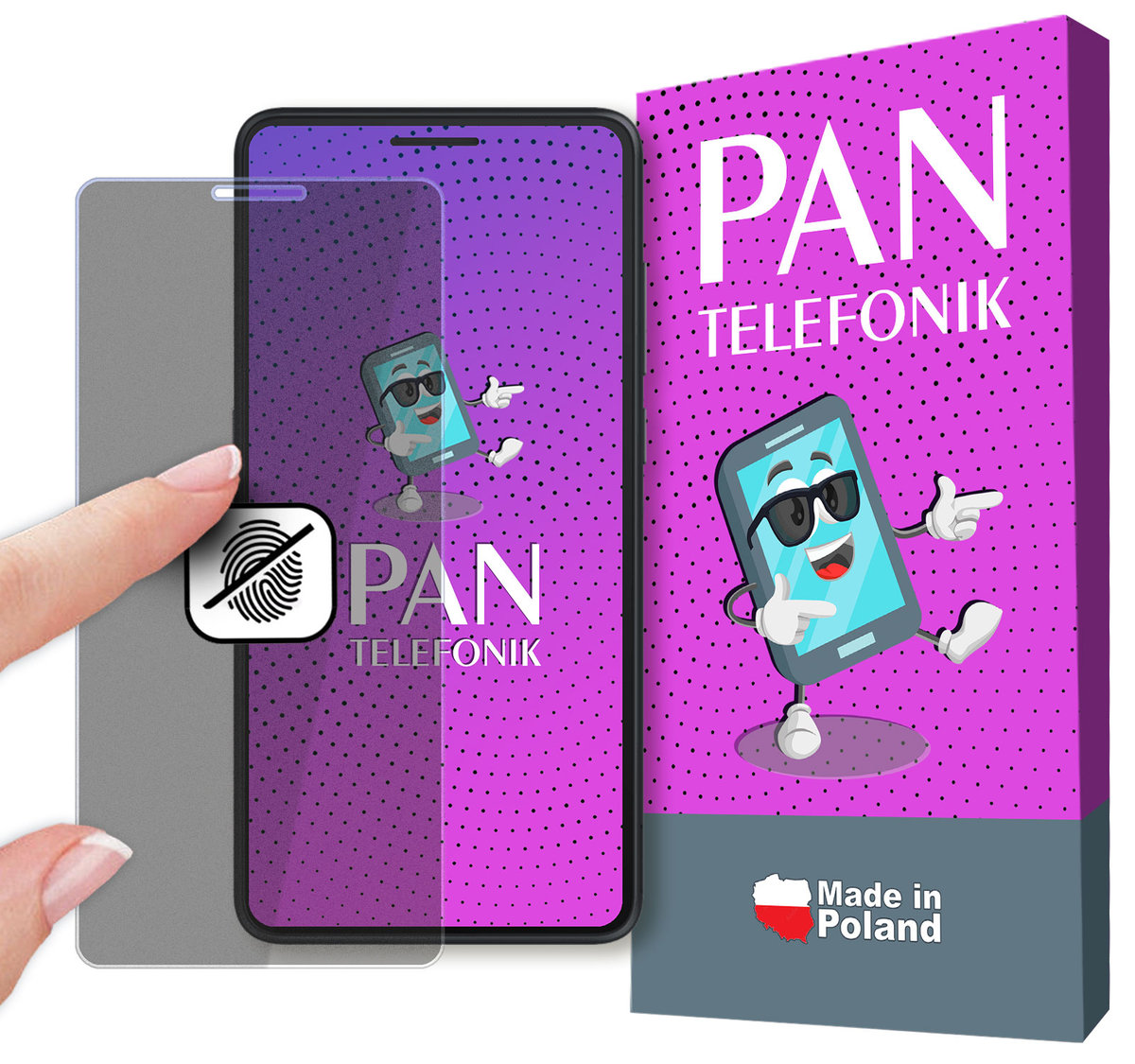 FOLIA 5D PRYWATYZUJĄCA DO ALCATEL 1B 2020 MATOWA BRAK ODCISKÓW ORYGINAŁ ...