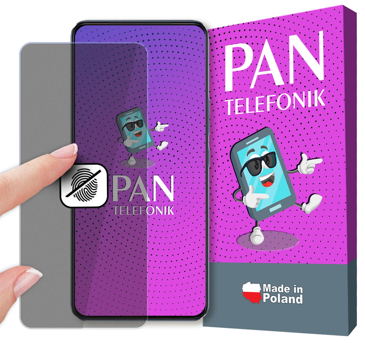 FOLIA 5D PRYWATYZUJĄCA DO VIVO T3 5G MATOWA BRAK ODCISKÓW ORYGINAŁ ...