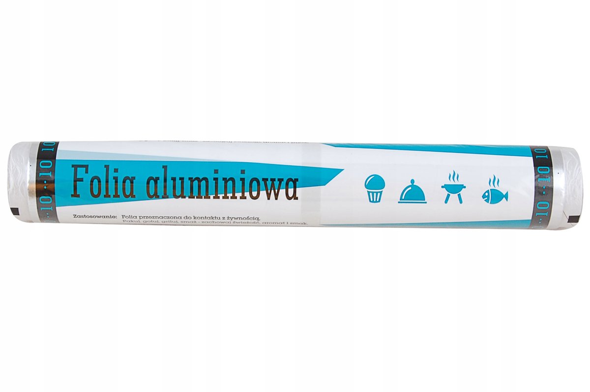 Folia aluminiowa spożywcza gastronomiczna do pieczenia gotowania grill ...