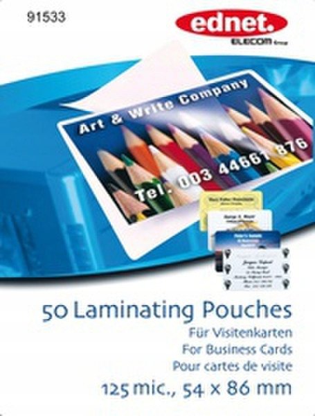 Folia Do Laminacji Miękka Wizytówka Ednet 50Szt - Ednet | Sklep EMPIK.COM