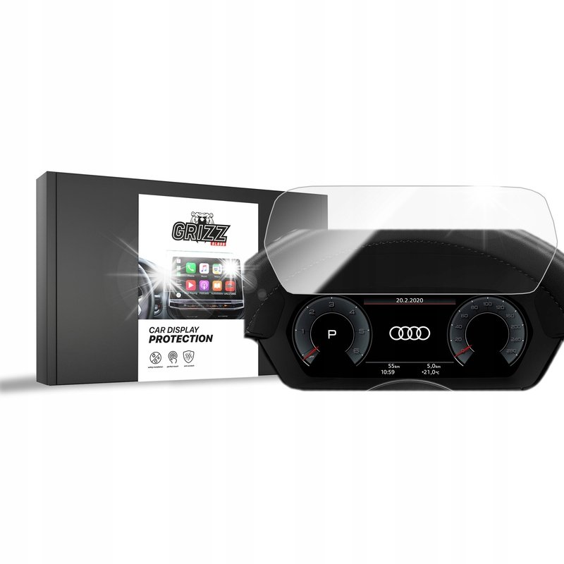 Folia GrizzGlass CarDisplay do Audi A3 8Y Virtual Cockpit Plus 12,3 ...