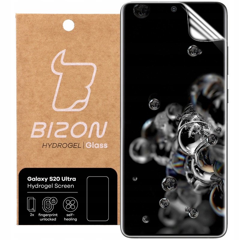 Folia Hydrożelowa Bizon Do Galaxy S20 Ultra, 2 Szt - Bizon | Sklep EMPIK.COM