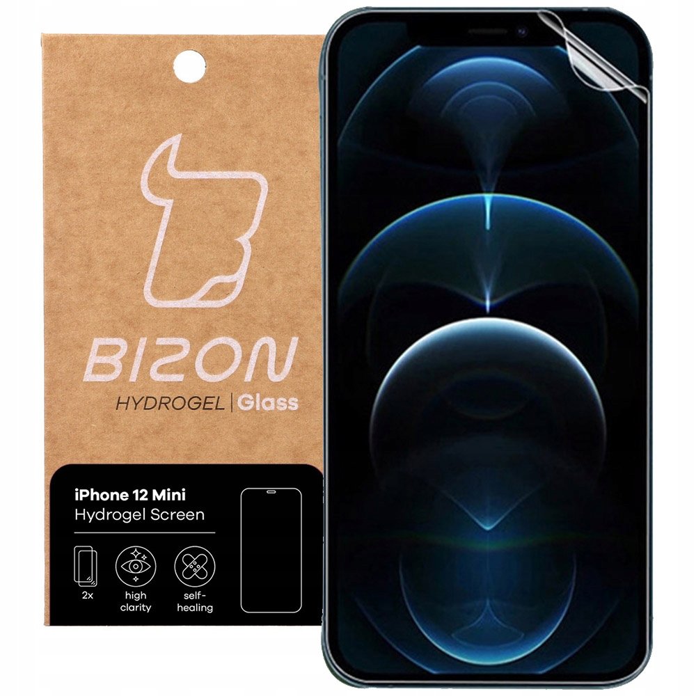 Folia Hydrożelowa Do Iphone 12 Mini, Bizon, 2 Szt. - Bizon | Sklep ...