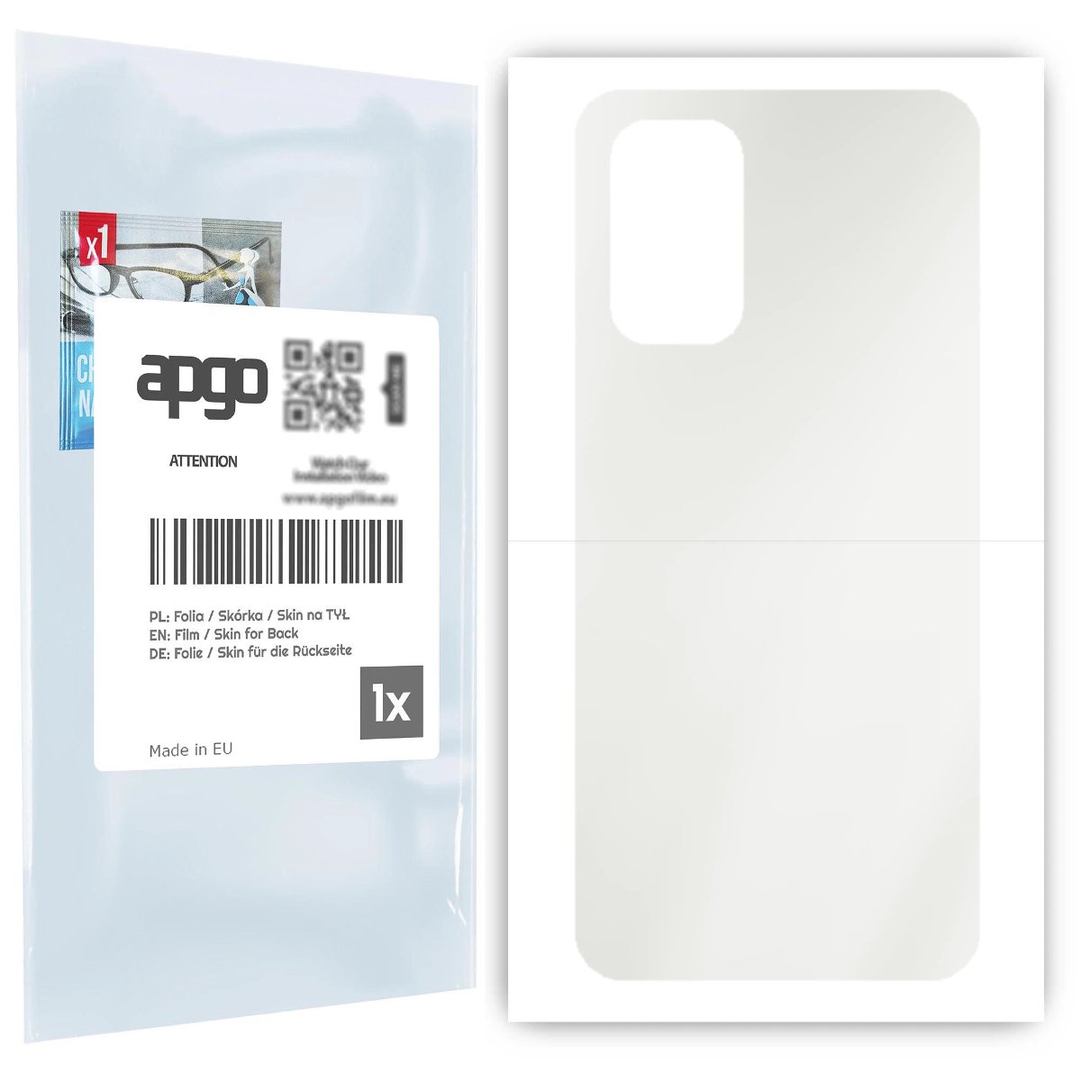 Folia hydrożelowa naklejka MATOWA na TYŁ do Oppo A74 5G CPH2263 - apgo ...