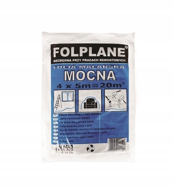 Folia malarska 4x12,5m STANDARD G1 - Painter | Sklep EMPIK.COM