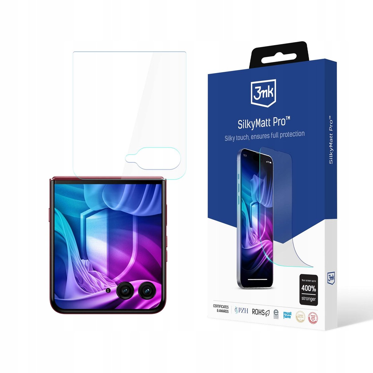 Folia matowa na ekran do Motorola Razr 60 Ultra - Silky Matt Pro - 3MK ...
