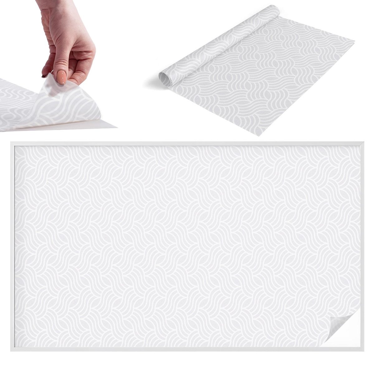 Folia Mrożona Do Sal Konferencyjnych I Gabinetów Fale Harmonia 200x116 ...