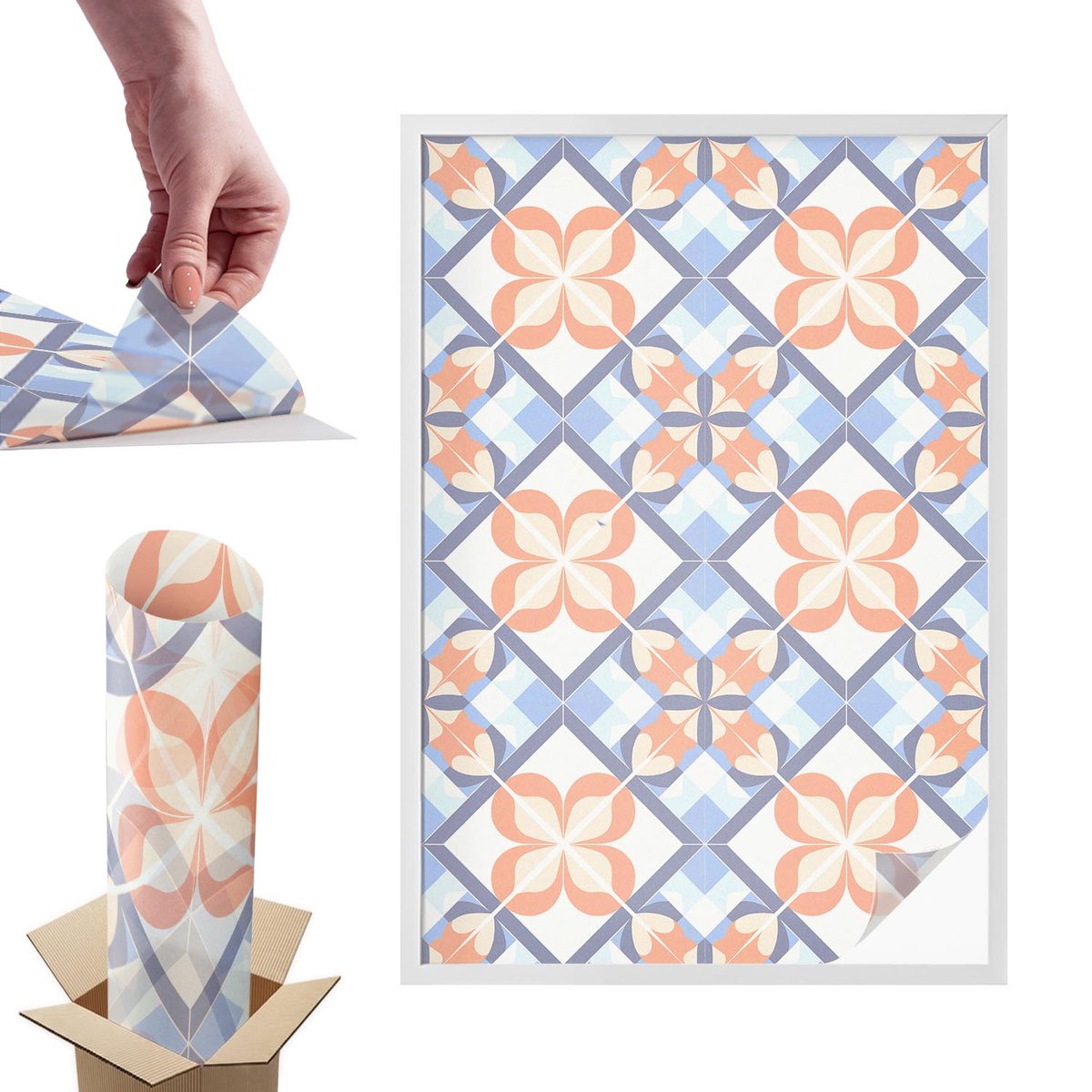 Folia Mrożona Do Sal Konferencyjnych I Gabinetów Kwiatowy Wzór 100x146 ...