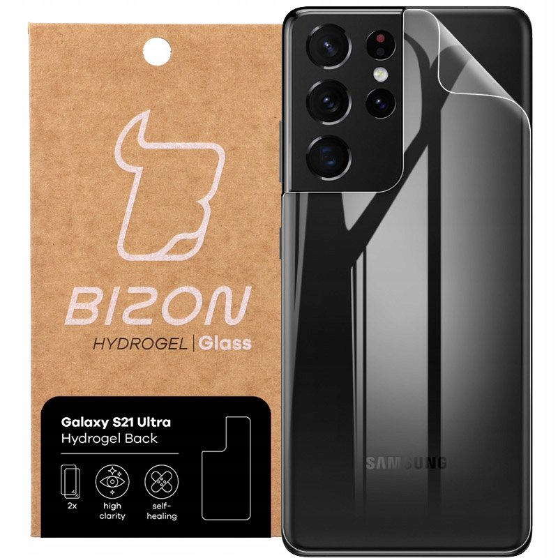 Folia Na Tył Do Galaxy S21 Ultra, Bizon, 2 Sztuki - Bizon | Sklep EMPIK.COM