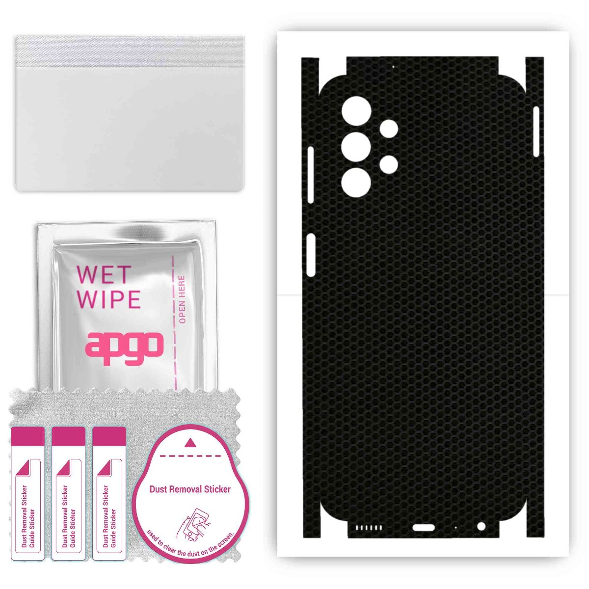 Folia naklejka skórka strukturalna na TYŁ+BOKI do Samsung Galaxy A13 ...