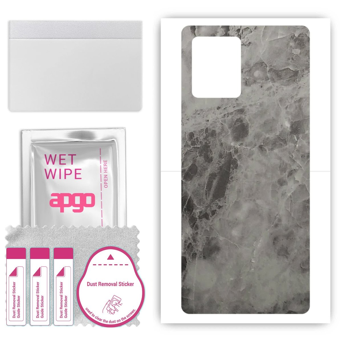 Folia naklejka skórka strukturalna na TYŁ do Maxcom Smart MS651 ...