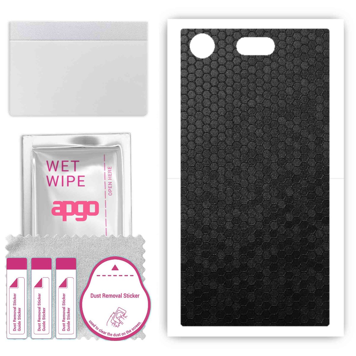 Folia naklejka skórka strukturalna na TYŁ do Sony Xperia XZ1 Compact ...