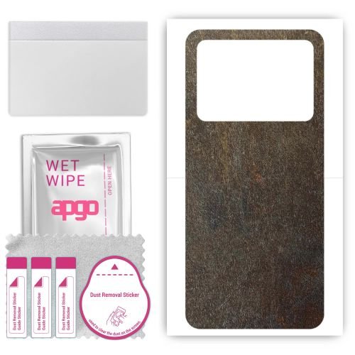 folia naklejka skórka strukturalna na TYŁ do Xiaomi Poco F6 Pro - Kamień Księżycowy - apgo SKINS ...