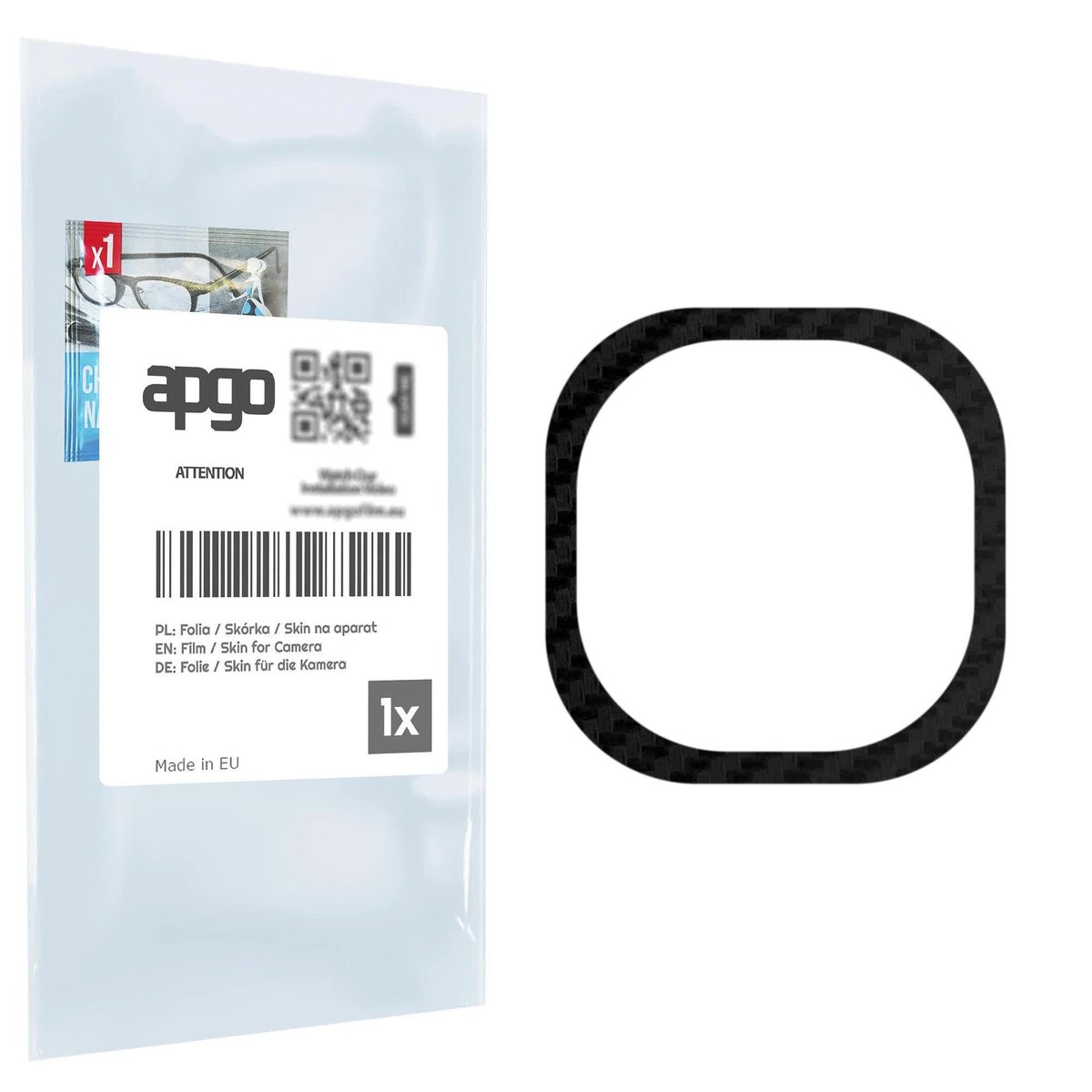 Folia naklejka skórka strukturalna na wyspę aparatu do Maxcom MM248 4G - różne kolory na kamerę ...