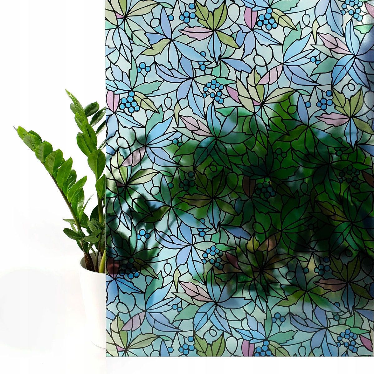 Folia Okienna Samoprzylepna Jarzębina Na Szyby Okna Drzwi 90x490 ...