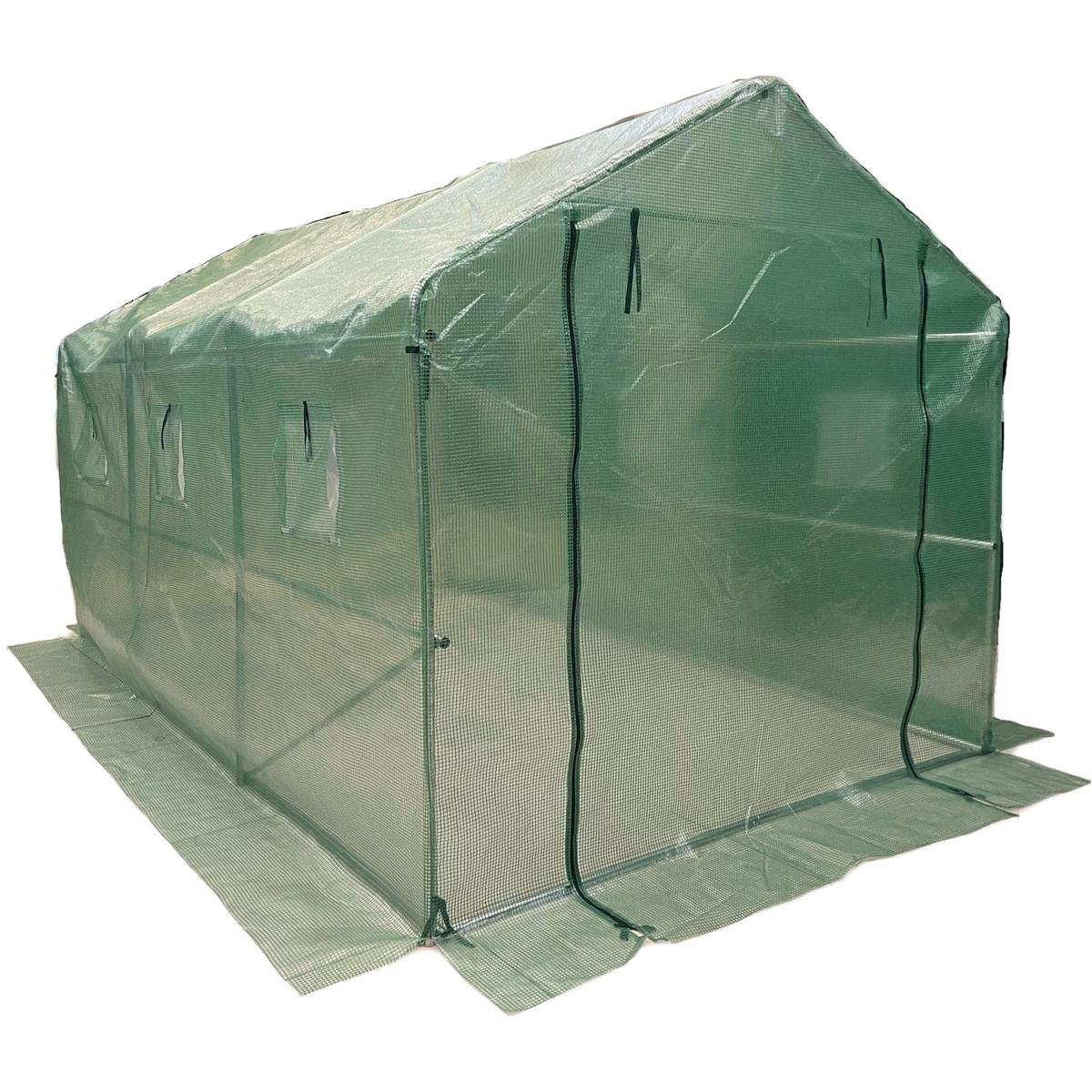 FOLIA POSZYCIE COVER NA TUNEL OGRODOWY SZKLARNIĘ 200x350x200CM ZIELONA ...