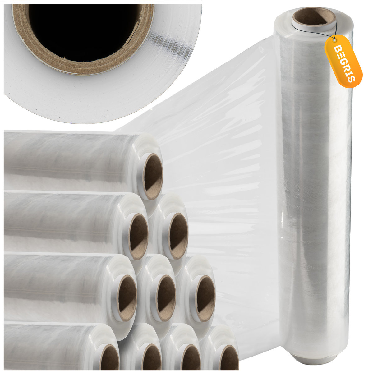 FOLIA STRETCH XXL STRECZ BEZBARWNA 3,0 KG KRYJĄCA MOCNA TRANSPARENT ...