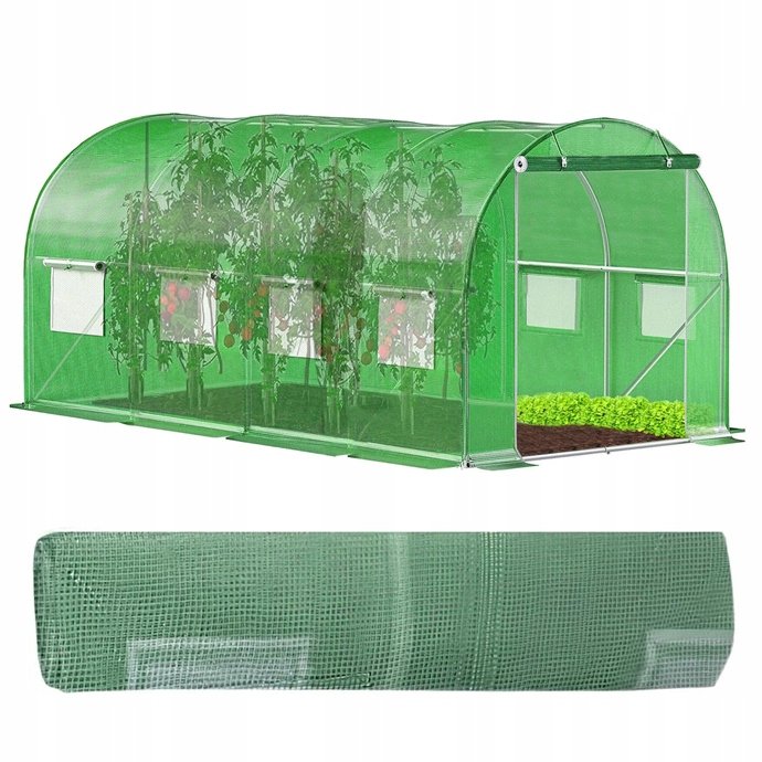 Folia Zamienna na Tunel Foliowy Ogrodowy Foliak Zielona UV4 Mocna 2,5x4x2m - Inna marka | Sklep ...