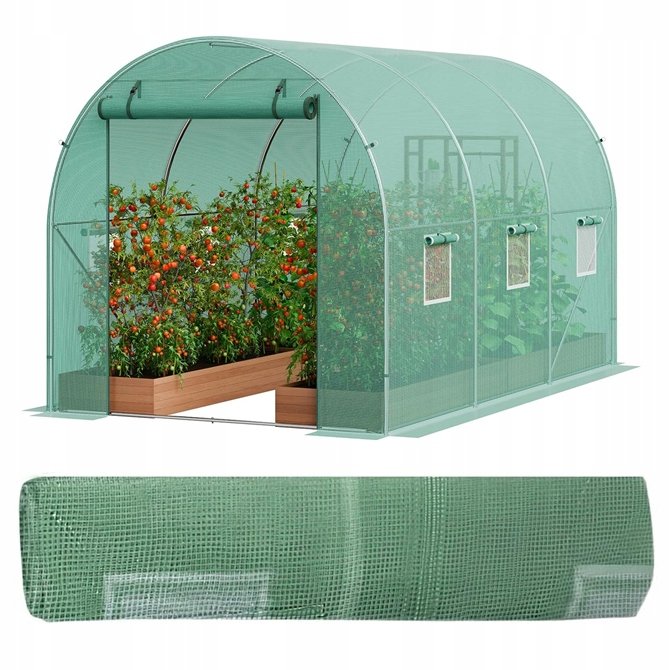 Folia Zamienna na Tunel Foliowy Ogrodowy Foliak Zielona UV4 Mocna 2x3x2m - Active Hobby | Sklep ...