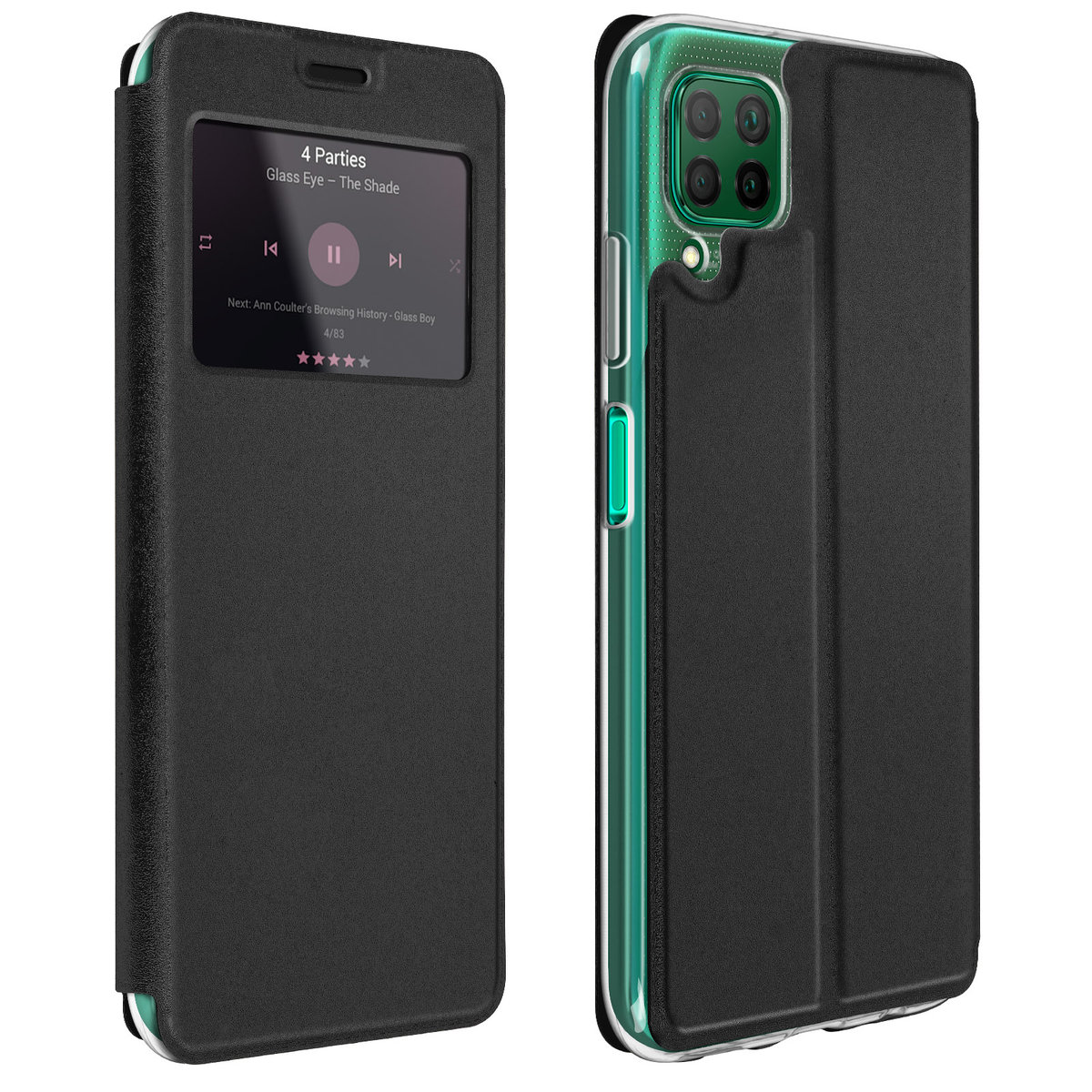 Folio Etui z okienkiem do Huawei P40 Lite z uchwytem na kartę Podstawka ...