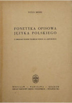 Fonetyka opisowa języka polskiego - Ossolineum | Książka w Empik